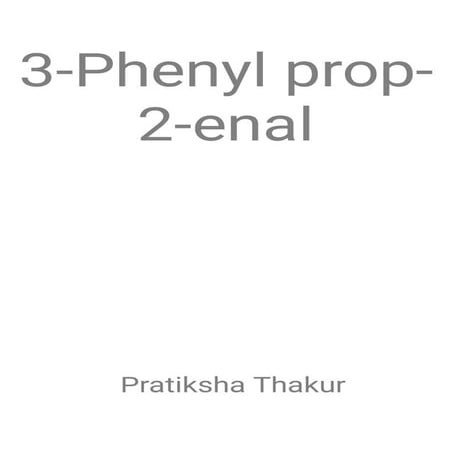 3-Phenyl prop-2-enal | PDF