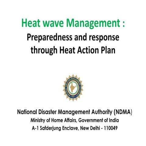 3-PPT-Heat-Preparedness-and-response for awareness | PPT