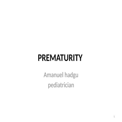 3-prematurity.pptx presentation power point | PPT