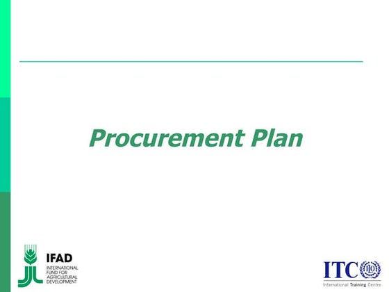 Introduction to procurement | PPT