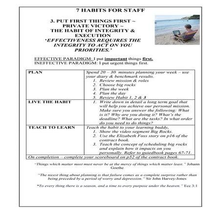 3. Put First Things First | PDF