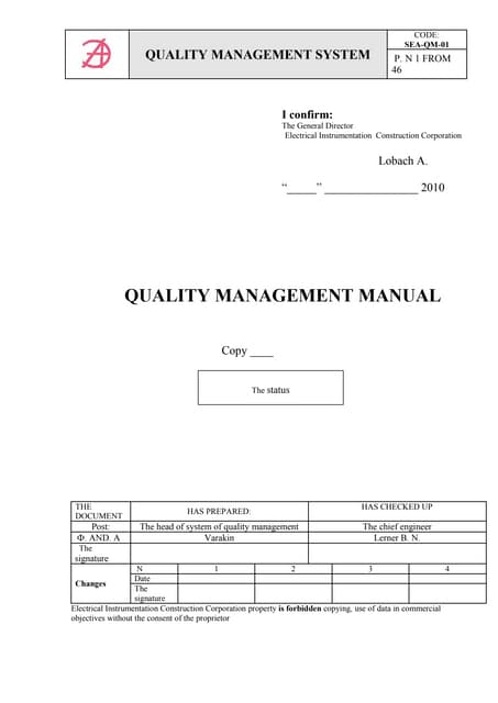 QUALITY MANUAL with new times-1 | PDF | Pharmaceutical Industry ...