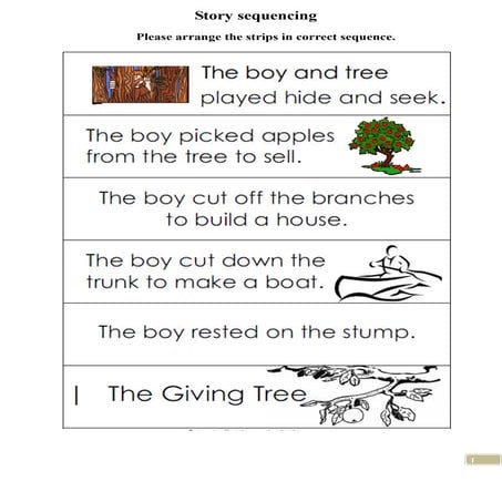 3. questions for the story story part4 story sequencing | PDF