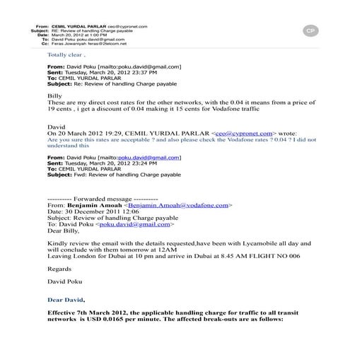 3 re review of handling charge payable-1 | PDF