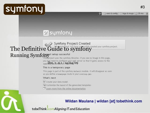 Running Symfony | PPT Running Symfony | PPT