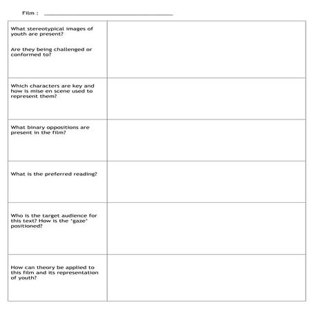 Screening notes | DOC | Documentary | Genres