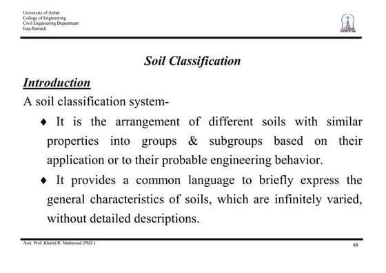 Examples on soil classification | PDF
