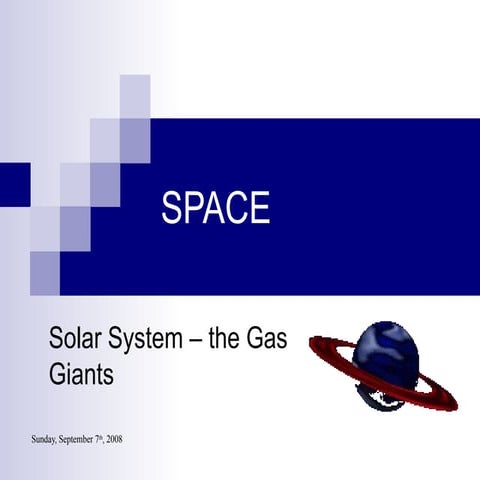 3. solar system the gas giants | PPT