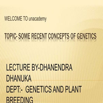 concept of genetics | PPT