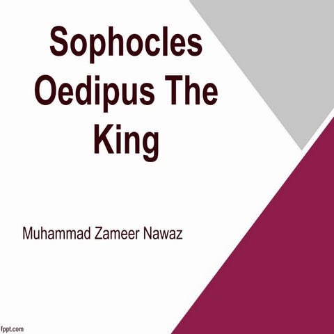 3 sophocles oedipus the king | PPT