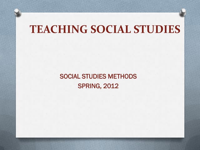 5 branches of social studies | PPT