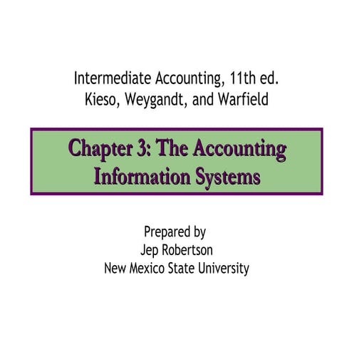 3 the-accounting-information-systems | PPT