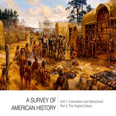 3 The Virginia Colony | PDF | North America Travel | Travel Locations