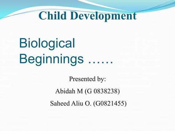 Physical and motor development of children and adolescents | DOCX ...
