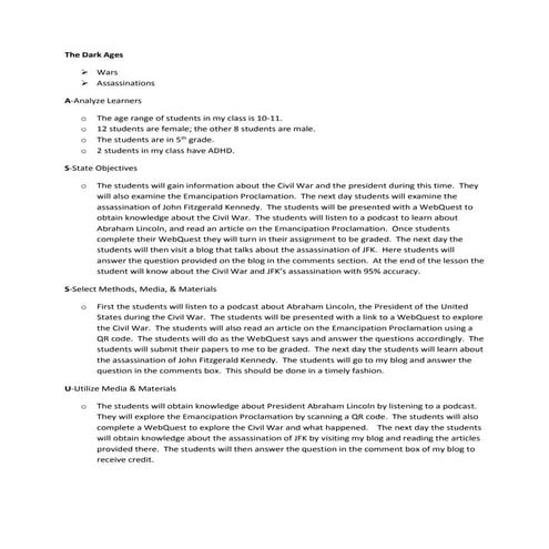 Lesson Plan Roosevelt | DOCX
