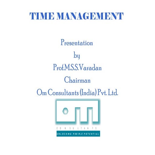 3 time management presentation | PPT