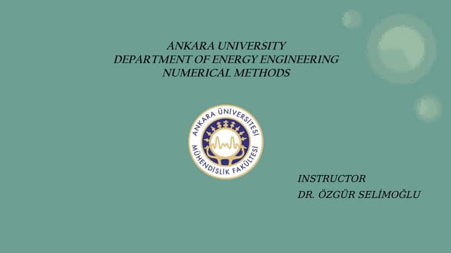 Lu Decomposition | PPTX