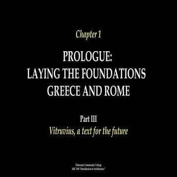 3 - Vitruvius, a text for the future.ppt