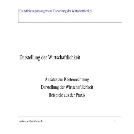 3 Wirtschaftlichkeit | PPT