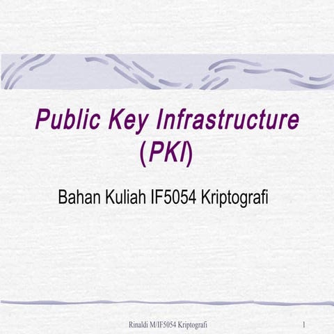 30.public key infrastructure (pki) | PPT