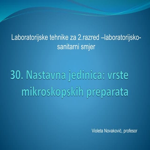 30. nastavna jedinica | PPT