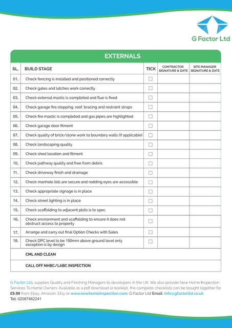 Airing Cupboard Checklist | PDF
