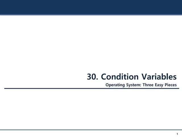 Semaphre And Condition Variable In Operating System Ppt 6683