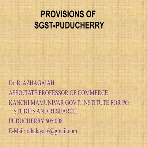 30. UTGST - Puducherry.pptx............. | PPT