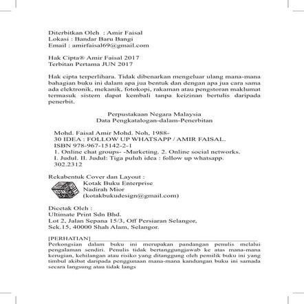 30 Idea Follow Up Whatsapp | PDF