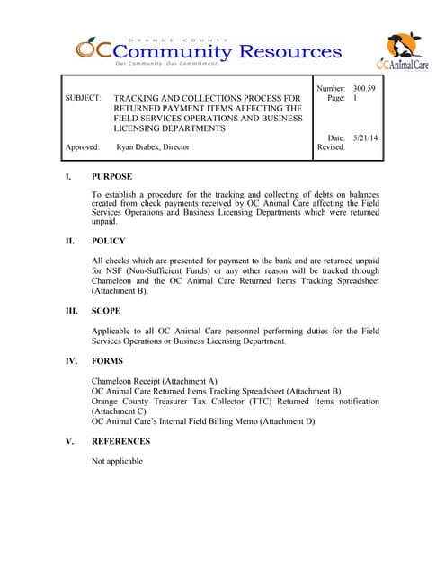 SOP Agency billing | PDF