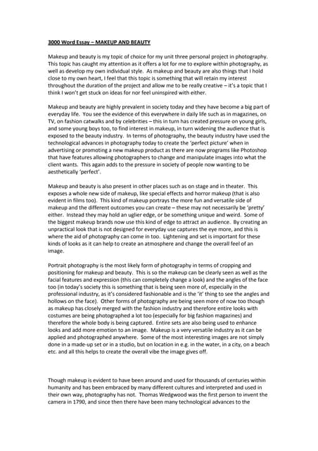 3000 word essay | DOCX | Cameras and Camcorders | Consumer Electronics