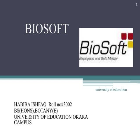 BIOSOFT | PPTX