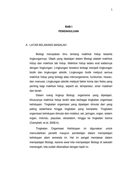Konsep dasar biologi | PPTX
