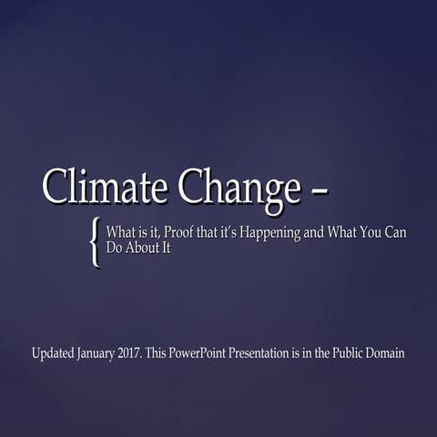 Climate Change - What Is It, Proof It's Happening, And What You Can Do ...