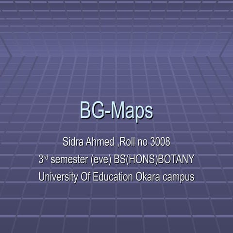 BG-Maps | PPT
