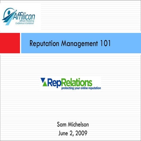 Reputation Management - KFC | PPT