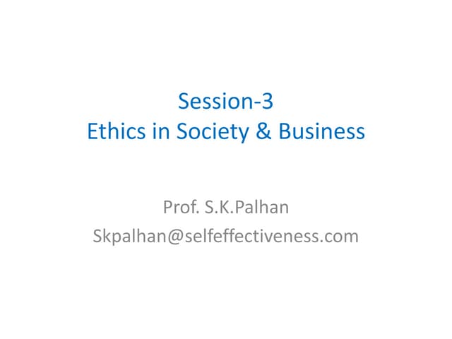 Introducing Ethics: Meaning, Scope, And Importance Of Ethics | PPTX