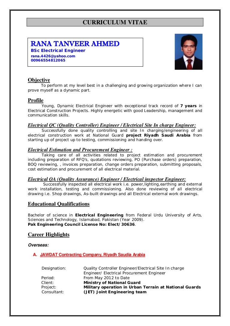 CV Rana Tanveer Ahmed rev 1.5