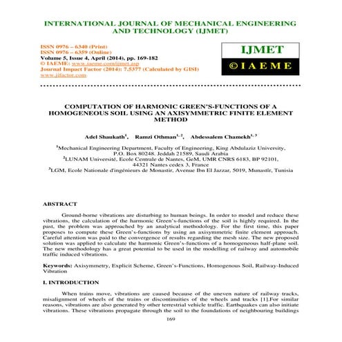 FINITE ELEMENT ANALYSIS OF UNDERGROUND METRO TUNNELS | PDF