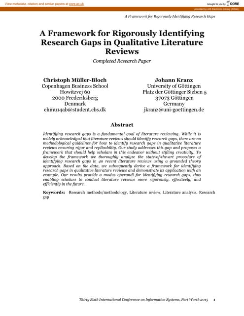 research gap research gap research gap research gap | PDF