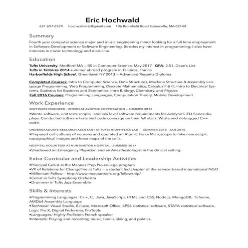 Resume | DOCX
