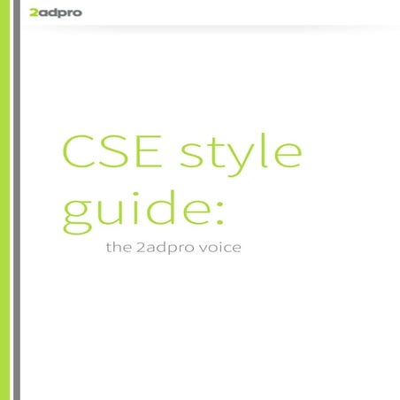 CSE_StyleGuide5 | PDF