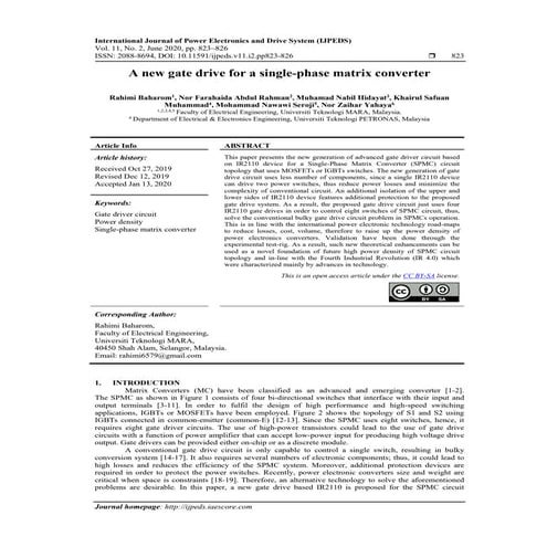 A new structure of a wide band bridge power limiter | PDF
