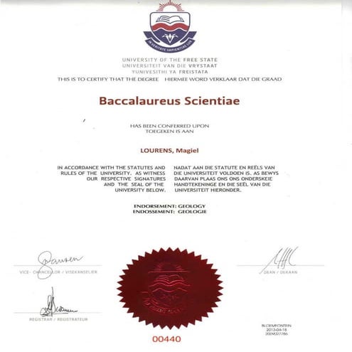 BSc Geology Degree | PDF
