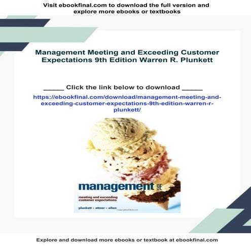 Management Meeting and Exceeding Customer Expectations 9th Edition ...