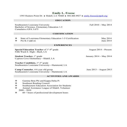 EmilyLFreese_Resumé | DOC