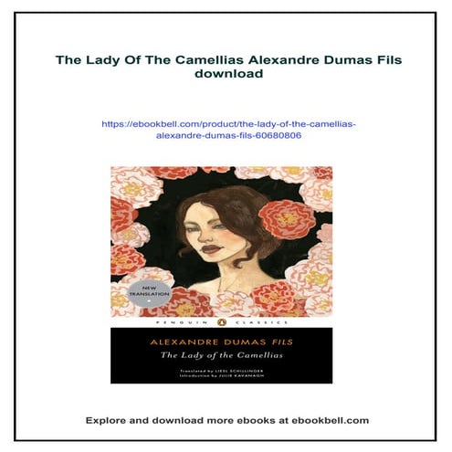 The Lady Of The Camellias Alexandre Dumas Fils | PDF