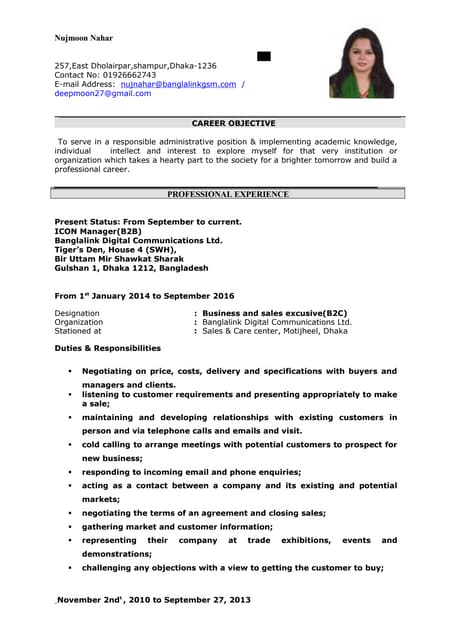 Final Cv With Photo | DOC