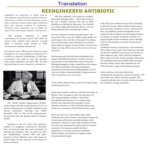 The effects of antibiotics | PPTX