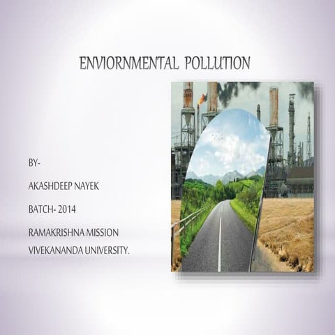 Environmental pollution | PPT